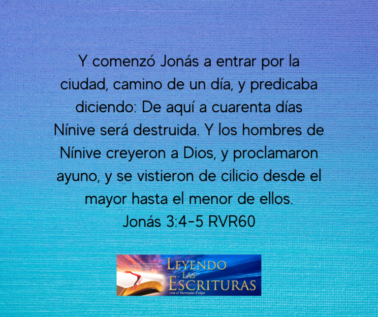 Nínive se arrepiente – Leyendo las Escrituras